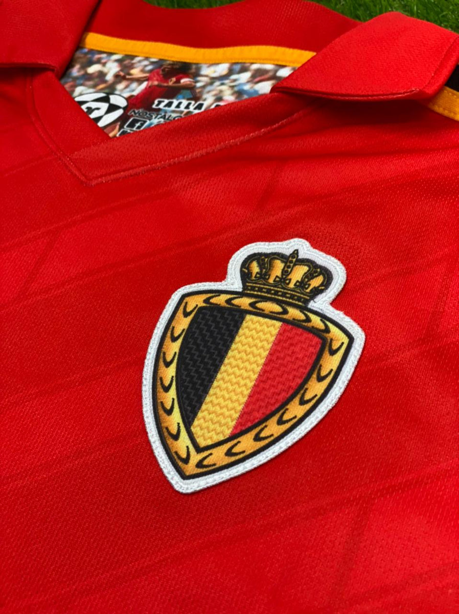 Belgica, Men's Retro Soccer Jersey, 1986. (Red Devils) – NostalgiaCF.com