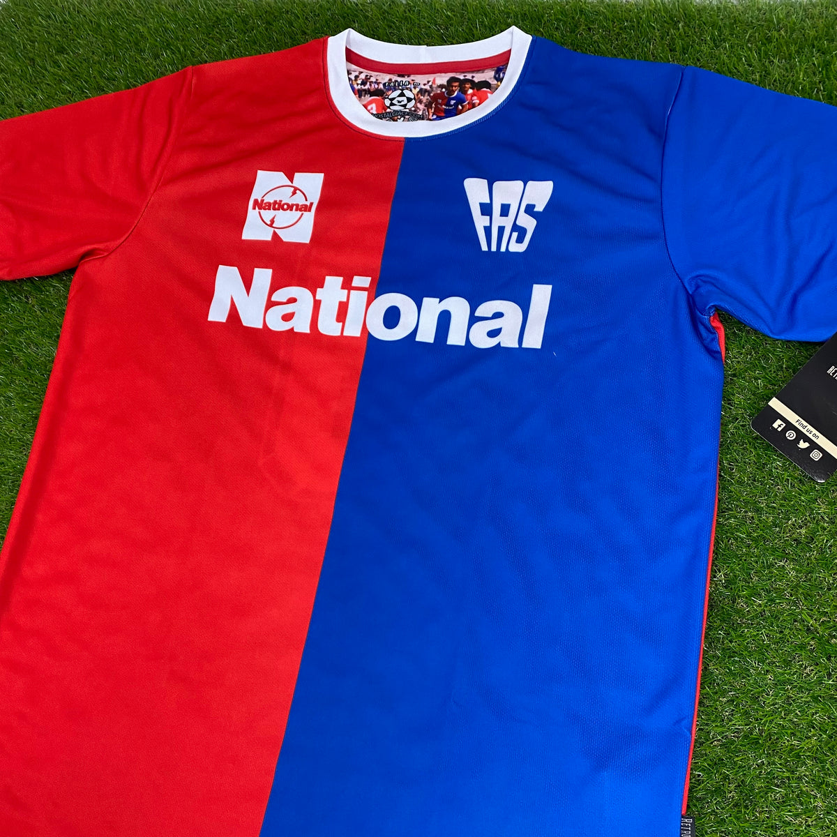 CD FAS, Men's Retro Soccer Jersey, 1986 National #9 – NostalgiaCF.com